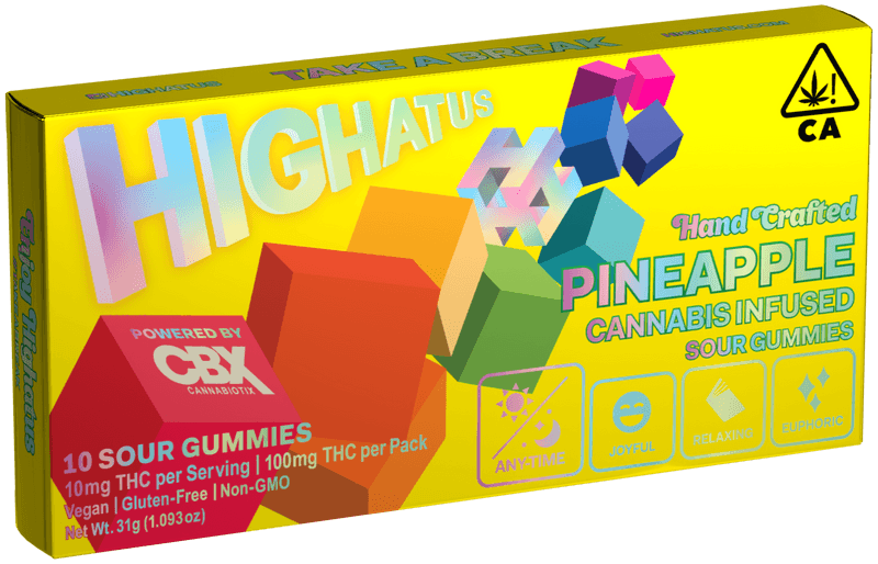 HIGHATUS - SOUR PINEAPPLE GUMMIES BY HIGHATUS